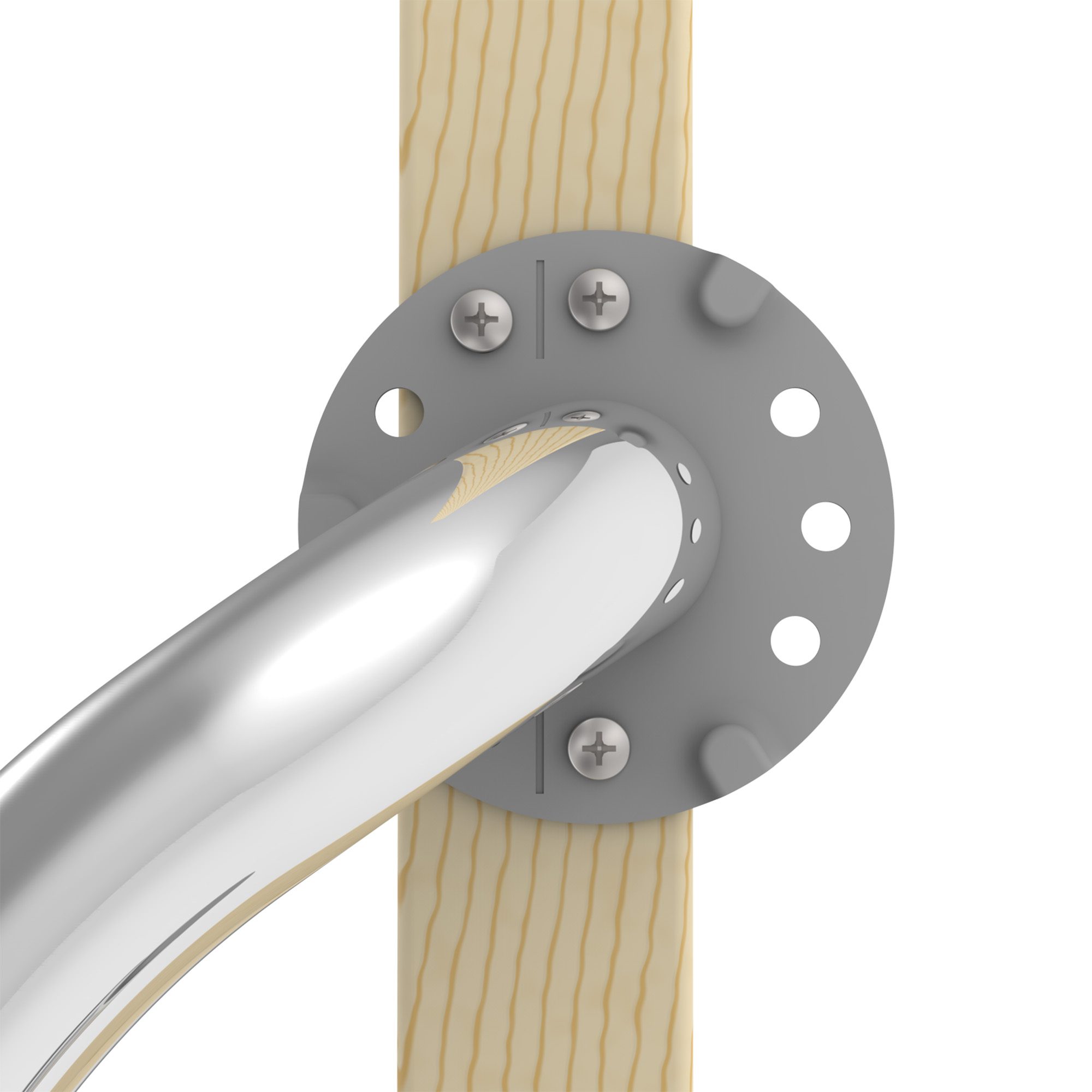 PLUS Towel & Robe Hook + Grab Bar Combo (ADA Compliant)