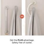 PLUS Towel & Robe Hook + Grab Bar Combo (ADA Compliant)